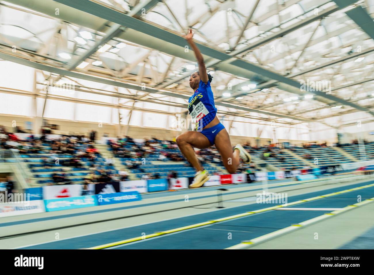 Miramas, France. 17th Feb, 2024. Jeanine Assani Issouf places fifth in ...