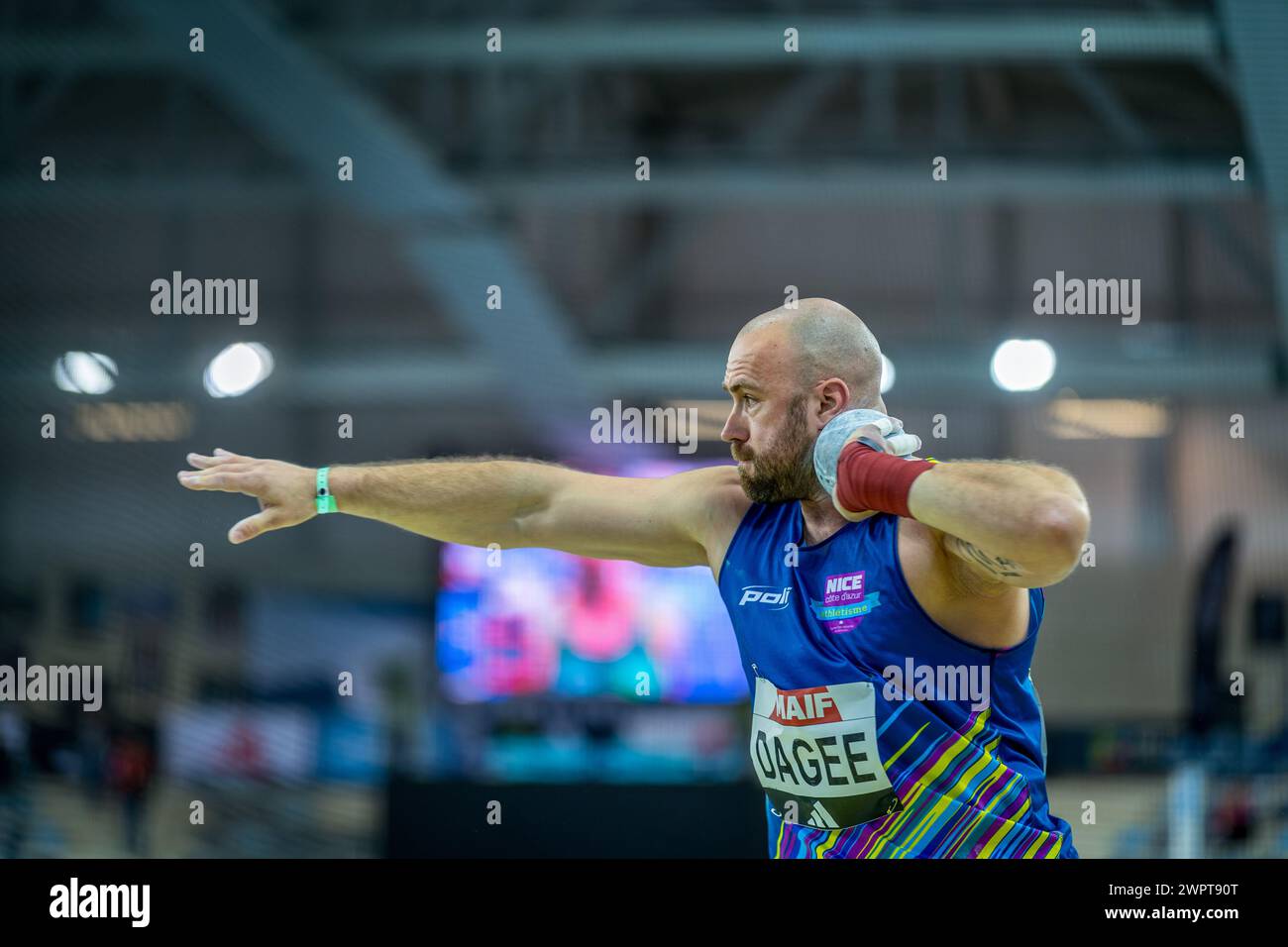 National shot put title hi-res stock photography and images - Alamy
