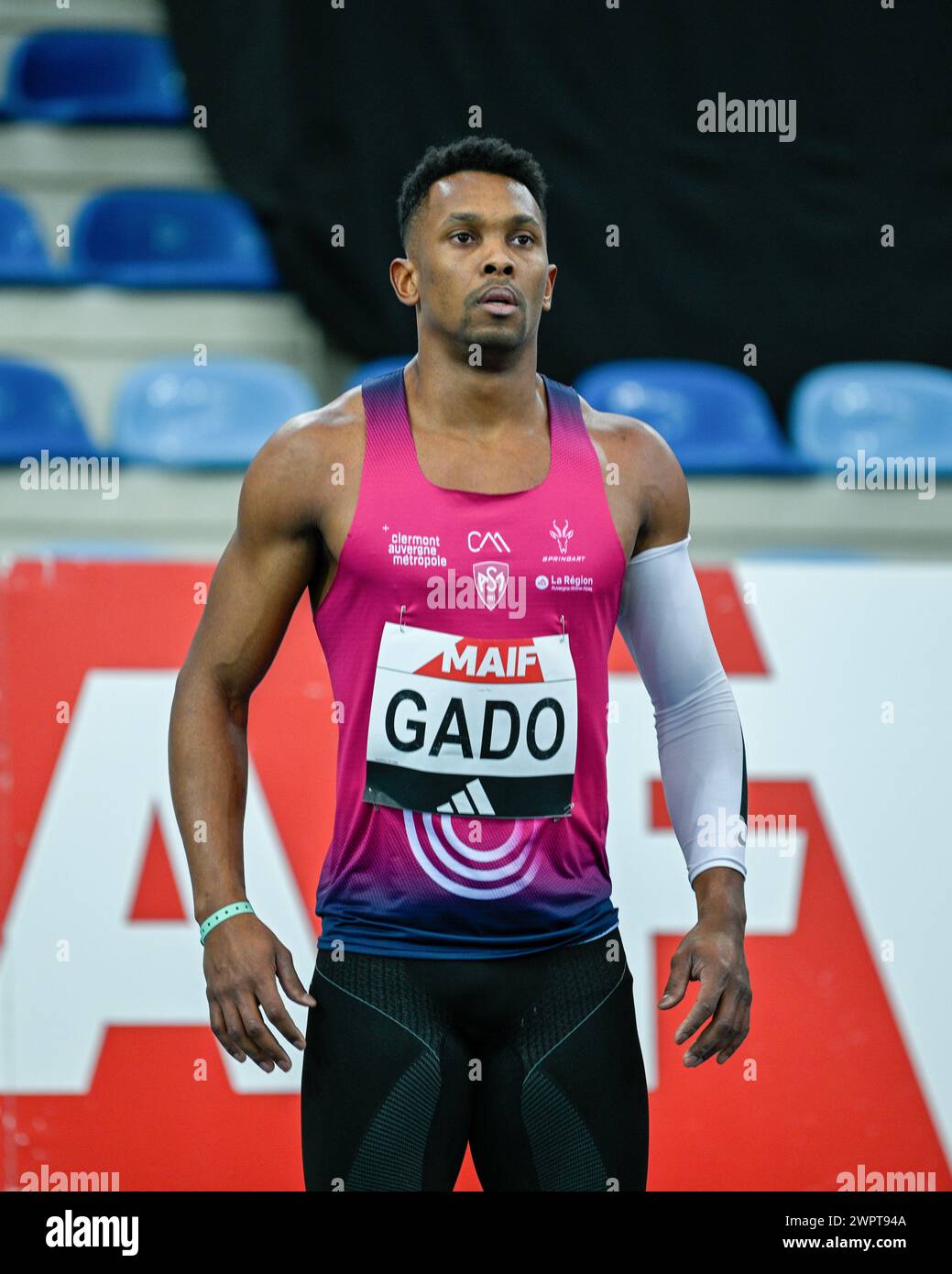 Miramas, France. 17th Feb, 2024. Ruben Gado is seen during the ...