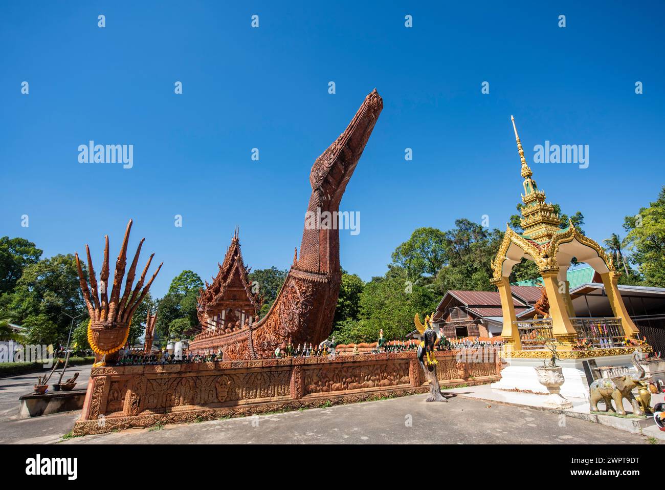 the Ship Temple of Wat Sa Prasan Suk in the city centre of Udon ...