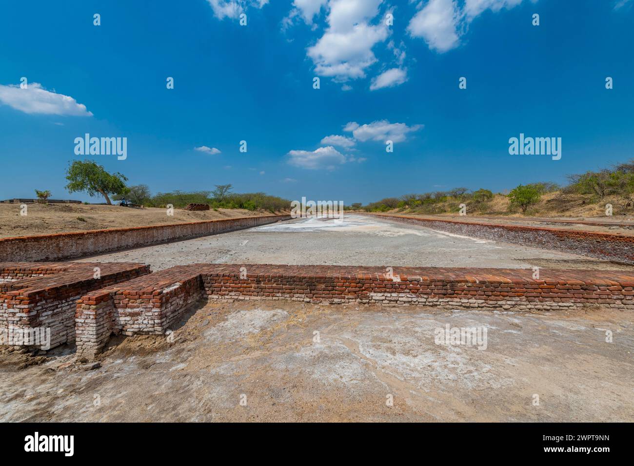 Lothal southernmost site of the ancient Indus Valley civilisation, Gujarat, India Stock Photo ...