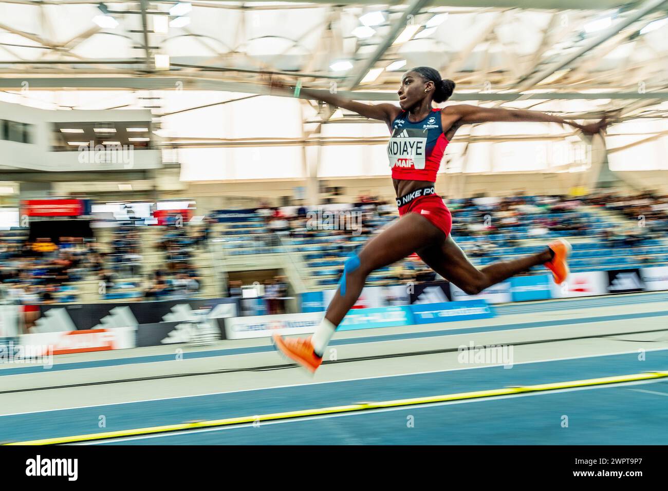 Triple jump competition hi-res stock photography and images - Alamy