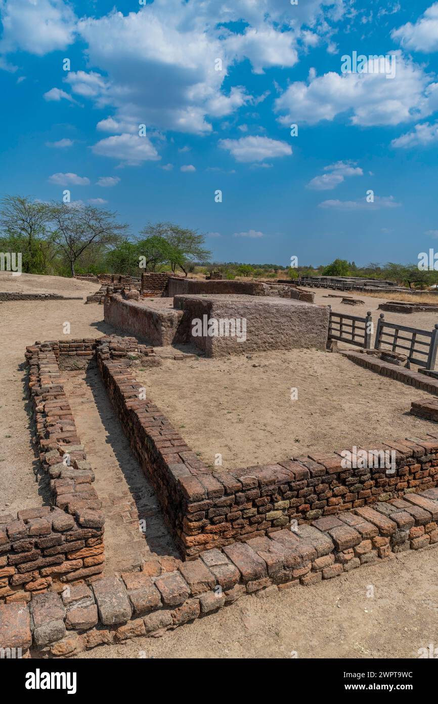 Lothal southernmost site of the ancient Indus Valley civilisation, Gujarat, India Stock Photo ...