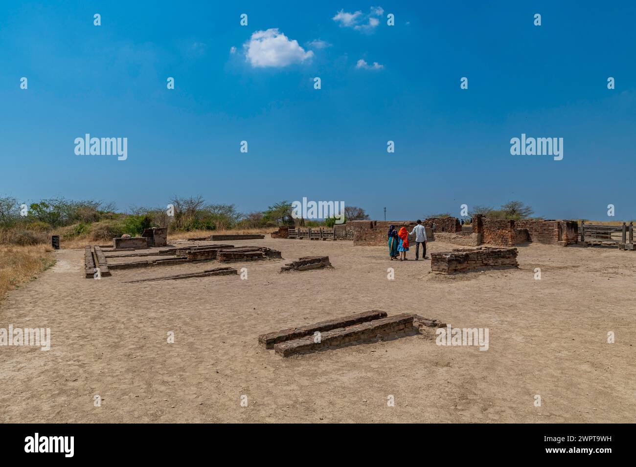 Lothal southernmost site of the ancient Indus Valley civilisation, Gujarat, India Stock Photo ...