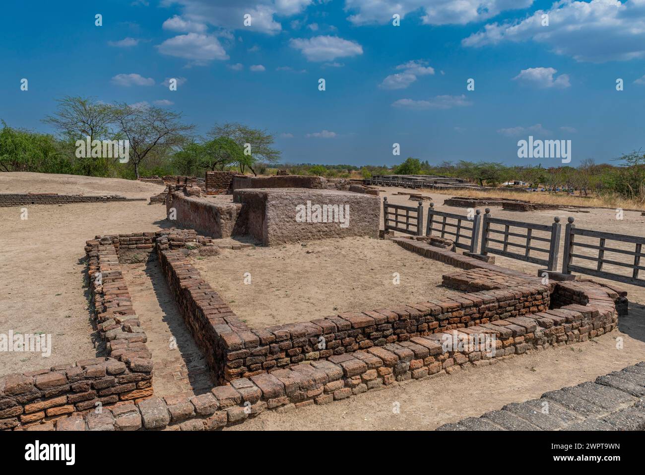 Lothal southernmost site of the ancient Indus Valley civilisation, Gujarat, India Stock Photo ...