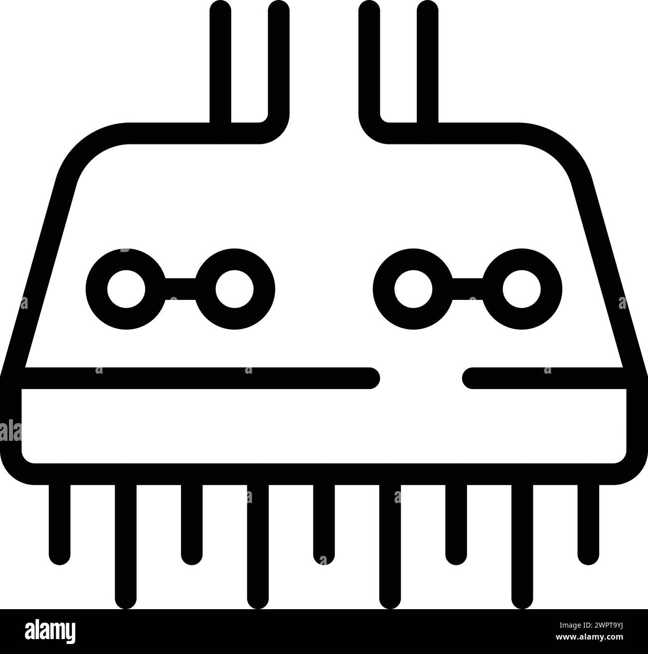 Kitchen exhaust icon outline vector. Stainless culinary ventilation ...