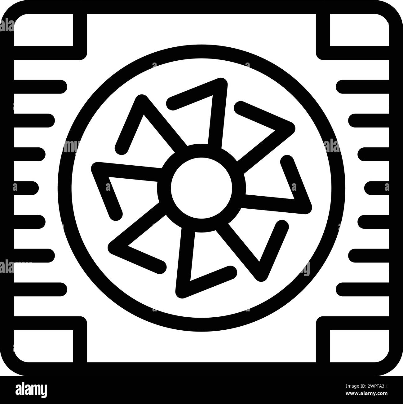 Hood purifier apparatus icon outline vector. Stainless innovative ...