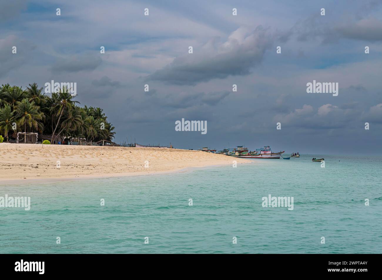 Agatti Island, Lakshadweep archipelago, Union territory of India Stock ...
