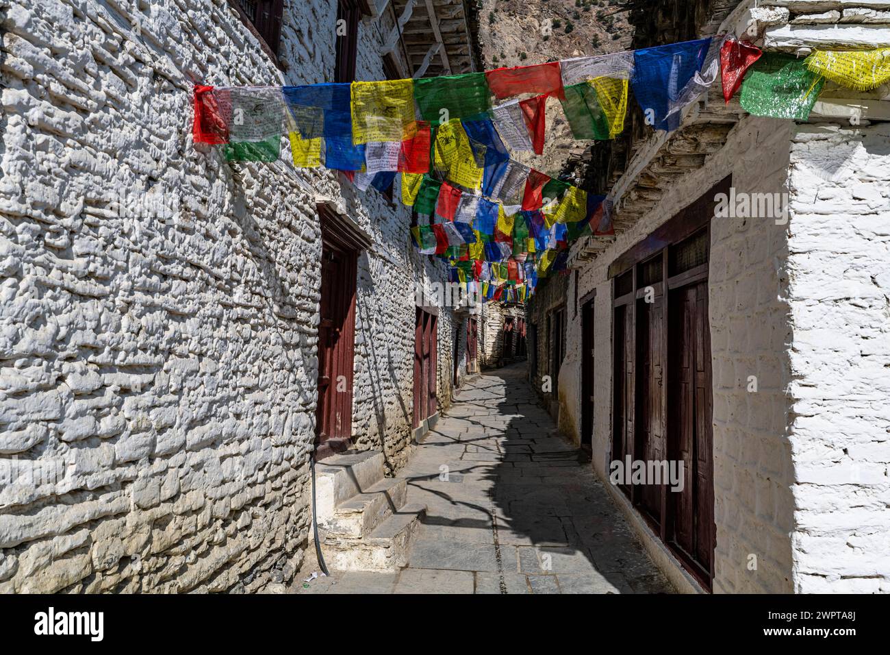 Historical village of Marpha, Jomsom, Nepal Stock Photo - Alamy