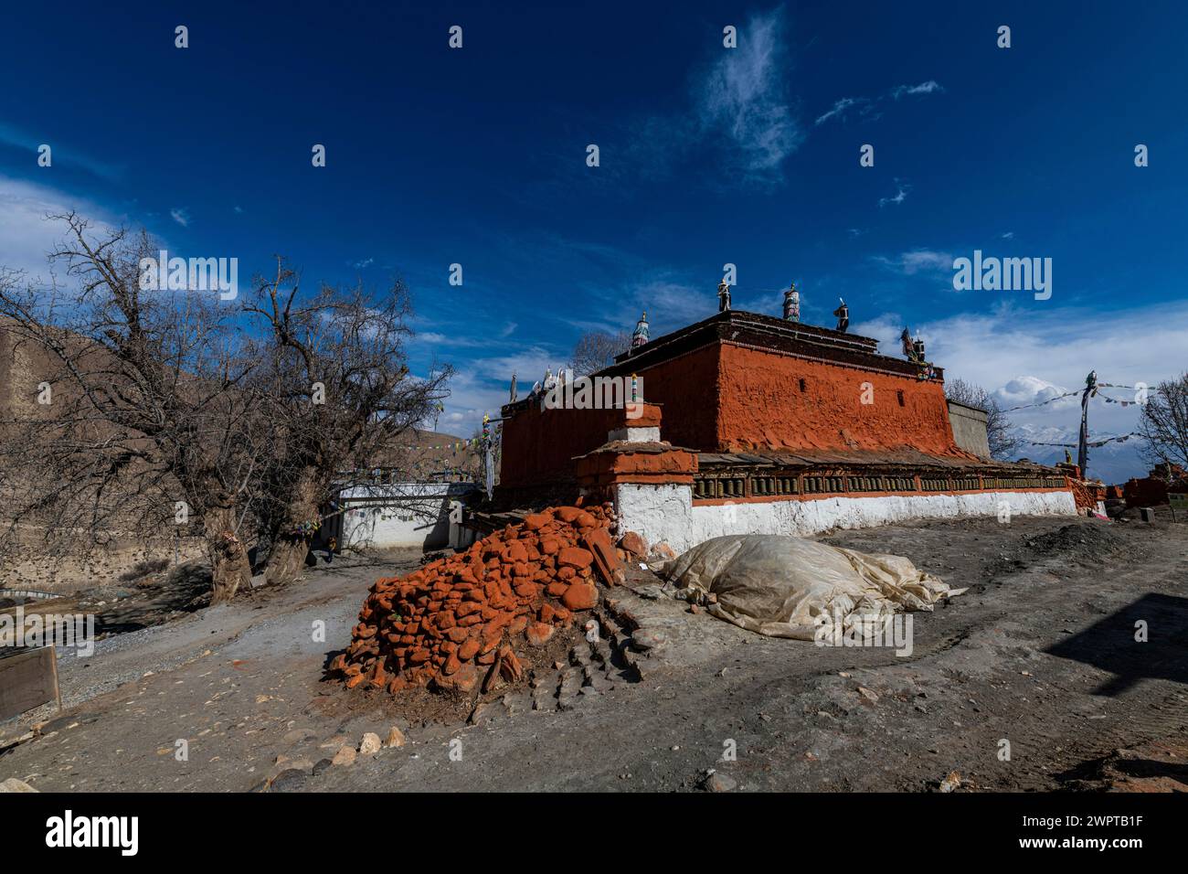 Ghar Gumba monastery, Kingdom of Mustang, Nepal Stock Photo - Alamy