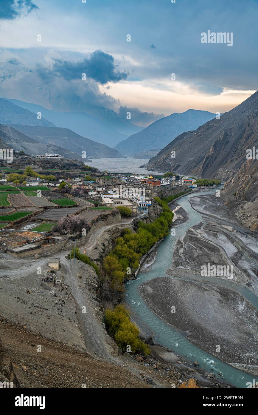 Kagbeni village, Kingdom of Mustang, Nepal Stock Photo - Alamy