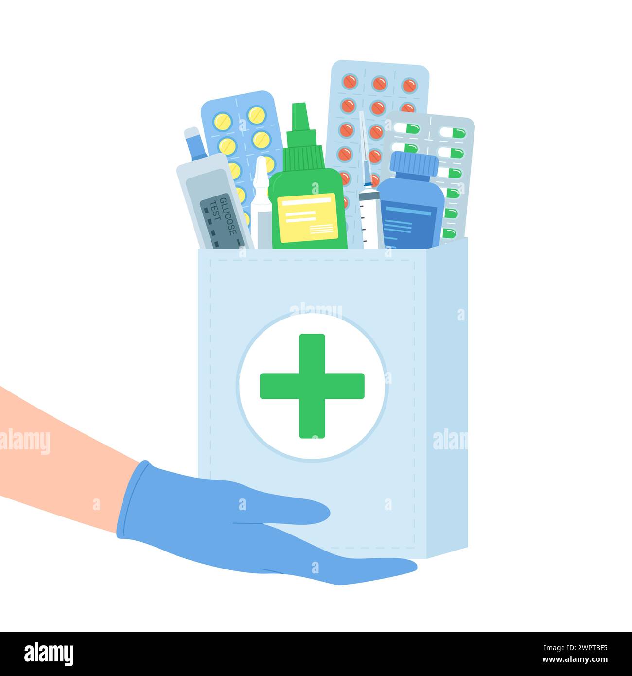 Pharmacist illustration hi-res stock photography and images - Alamy