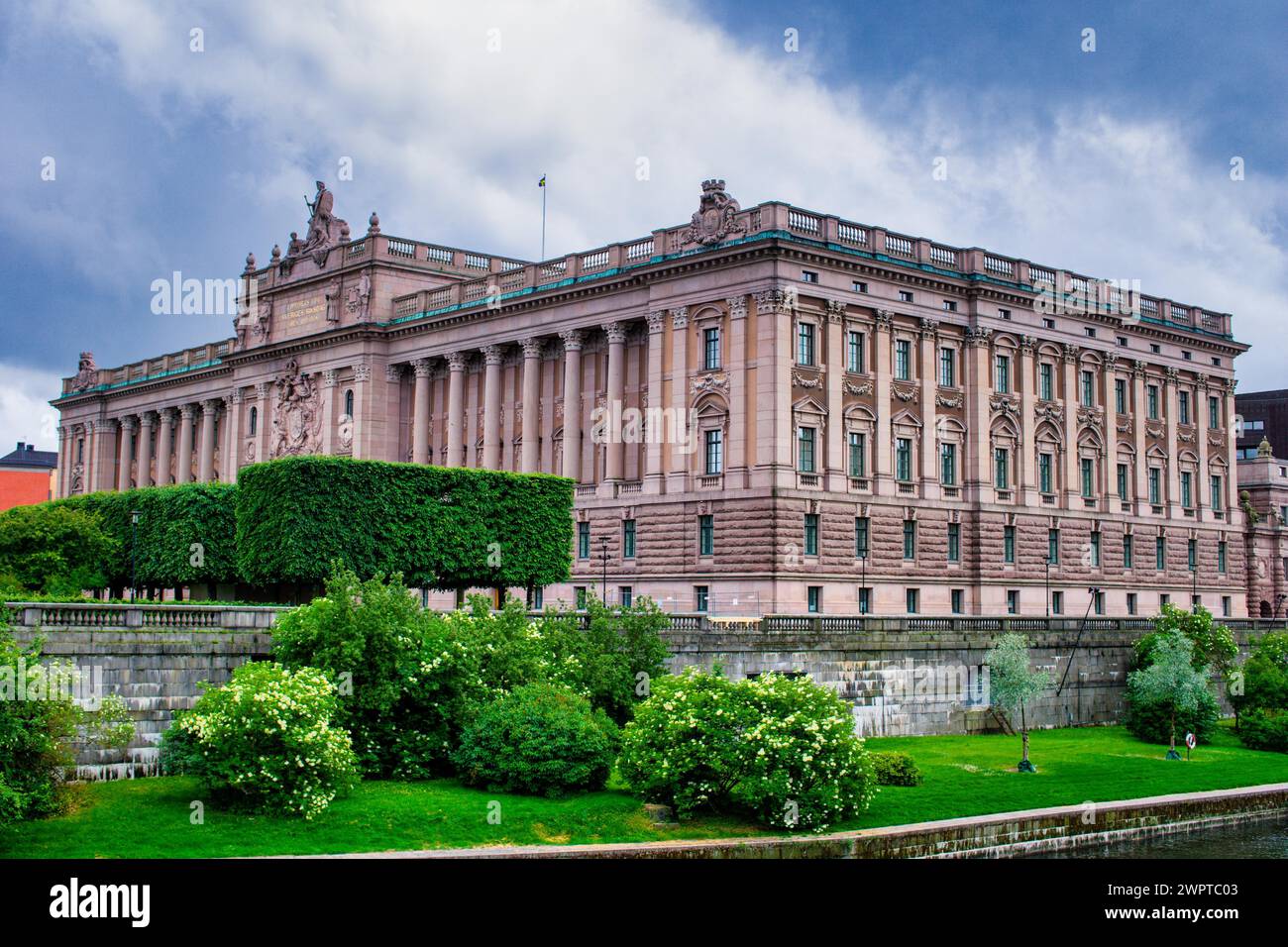 View of the Swedish Parliament, Stockholm, Sweden Stock Photo - Alamy