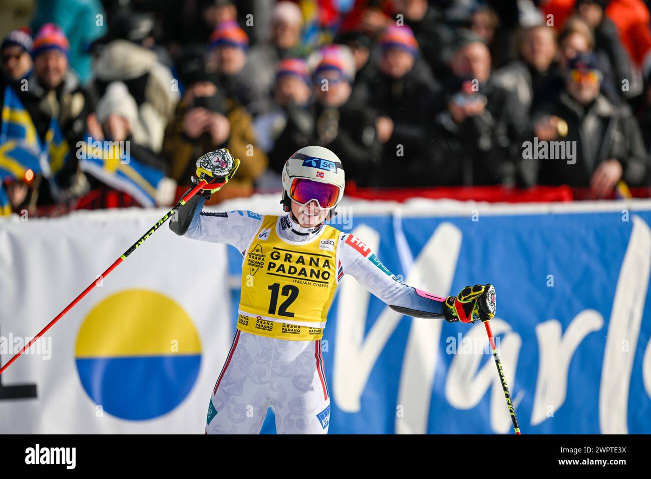 ÅRE, SVERIGE 20240309Norway's Kristin Lysdahl in action during the ...