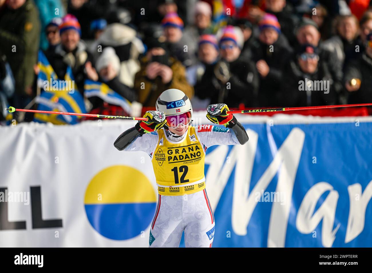 ÅRE, SVERIGE 20240309Norway's Kristin Lysdahl in action during the ...