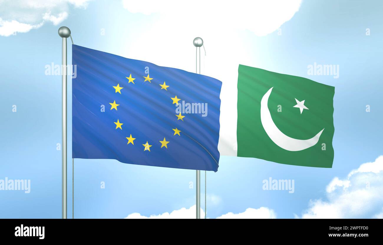 European union pakistan flag hi-res stock photography and images - Alamy