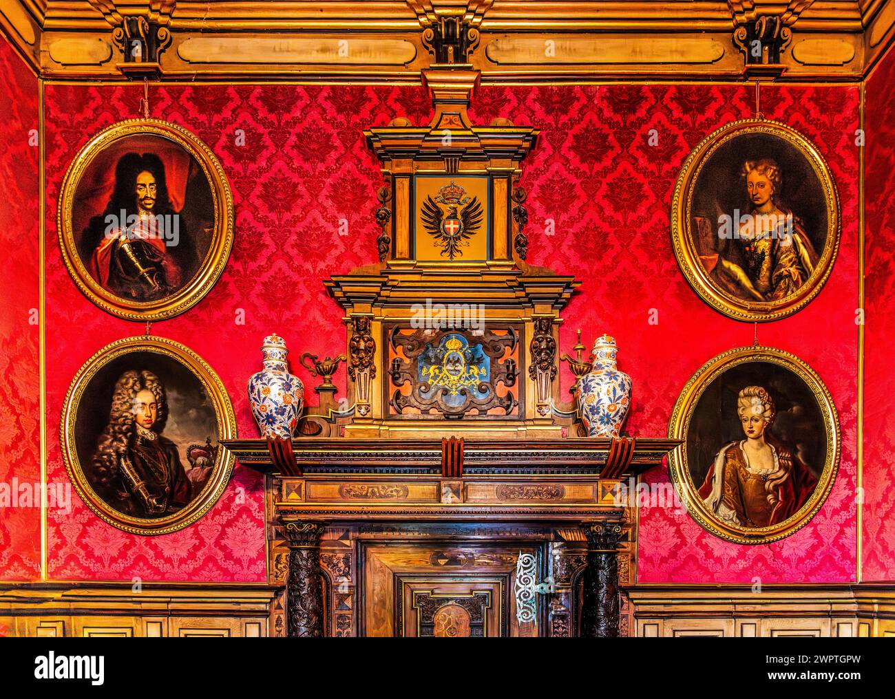 Prince's parlour, neo-renaissance, neo-baroque style interiors ...