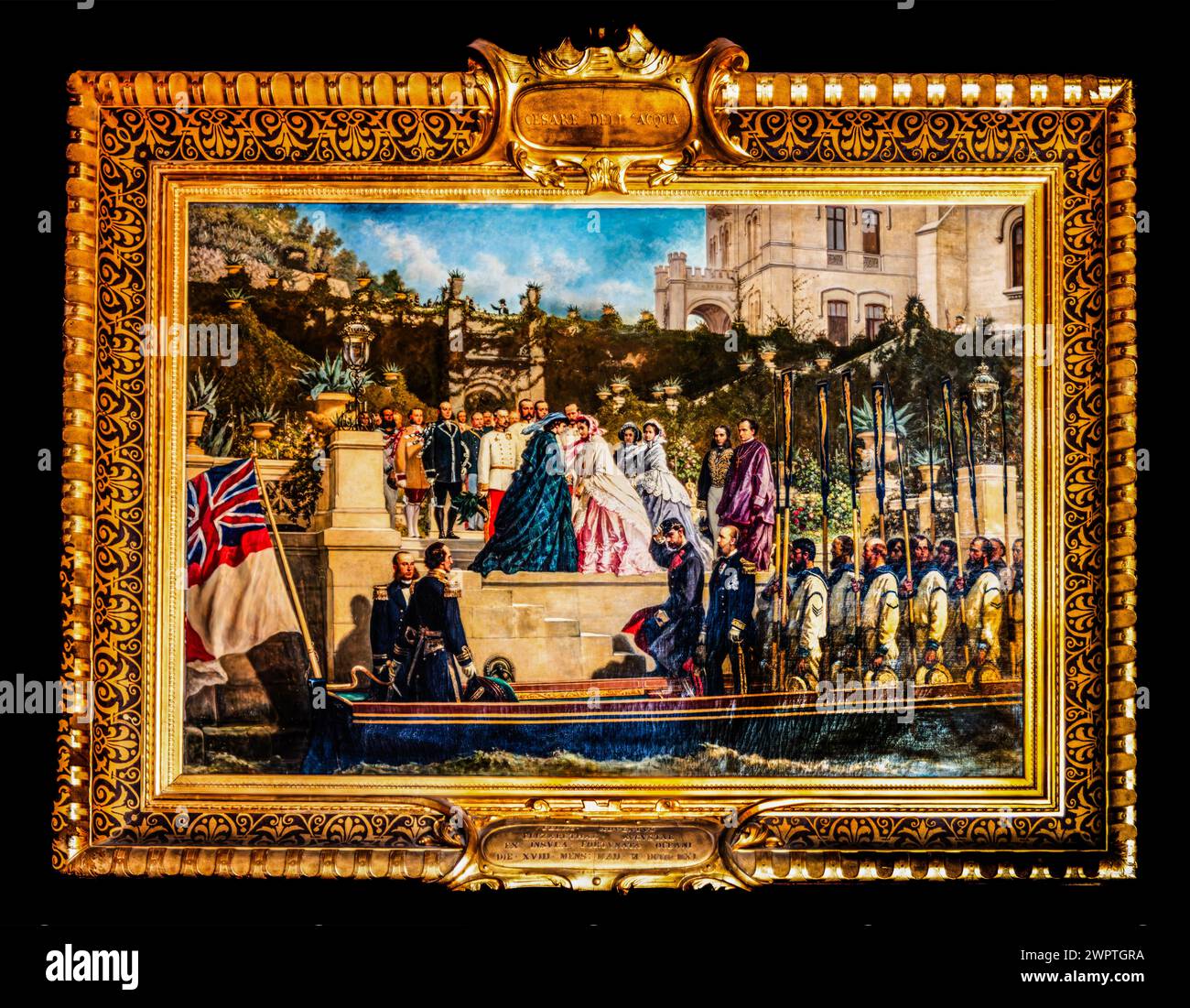 Paintings, Elisabeth Interior rooms in neo-renaissance, neo-baroque ...