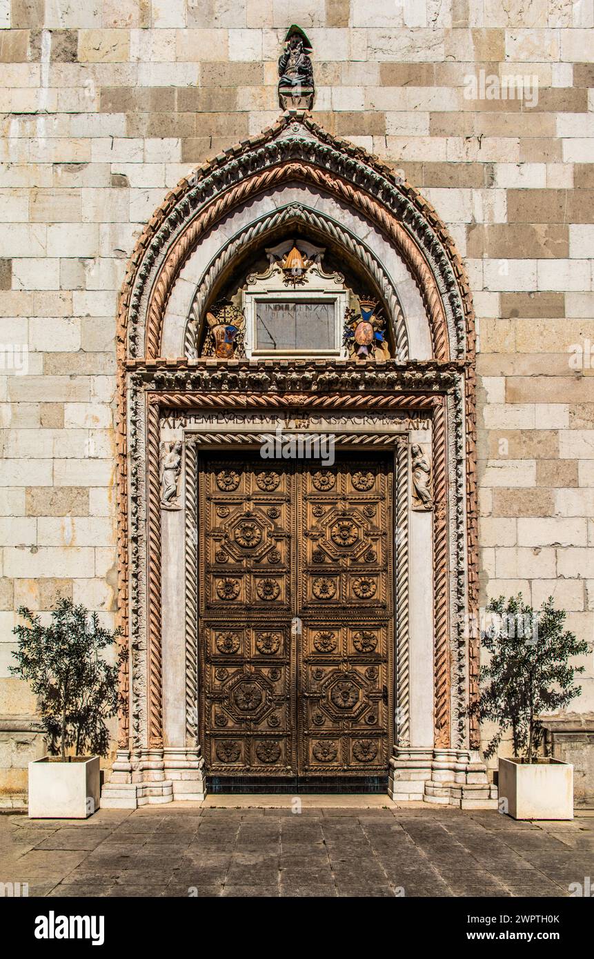 Portal of the Cathedral of Santa Maria Assunta, 14th century, Cividale ...