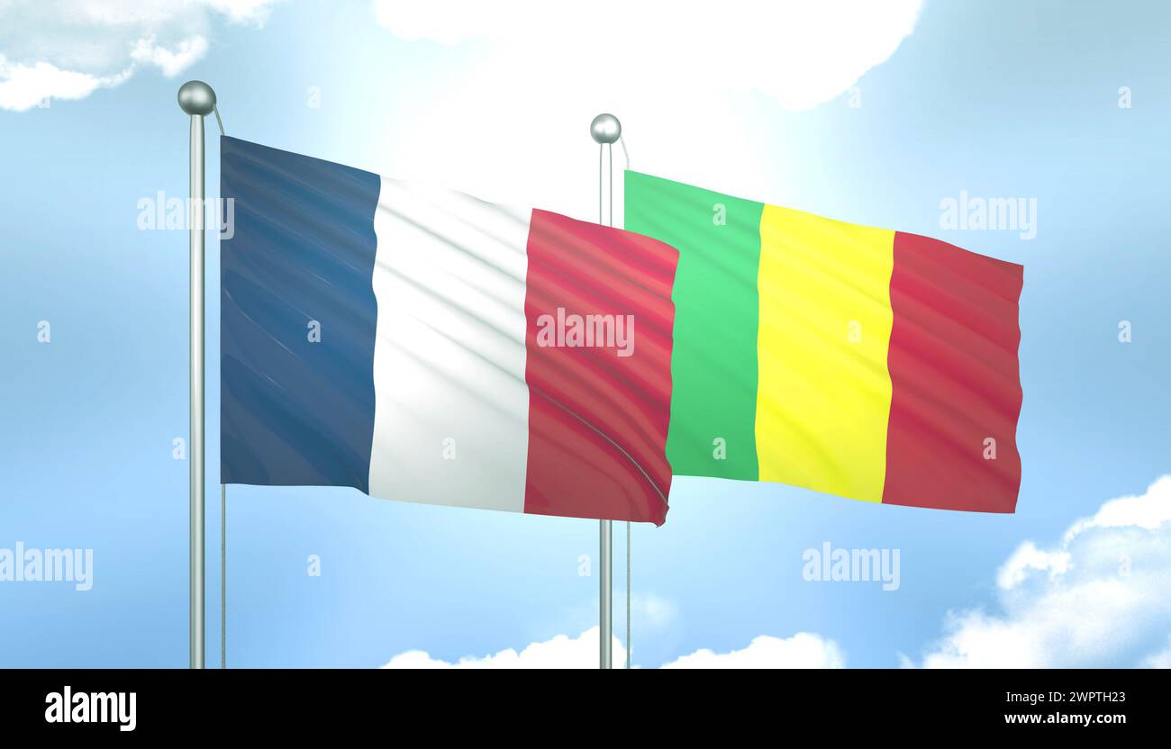 France mali flag hi-res stock photography and images - Alamy