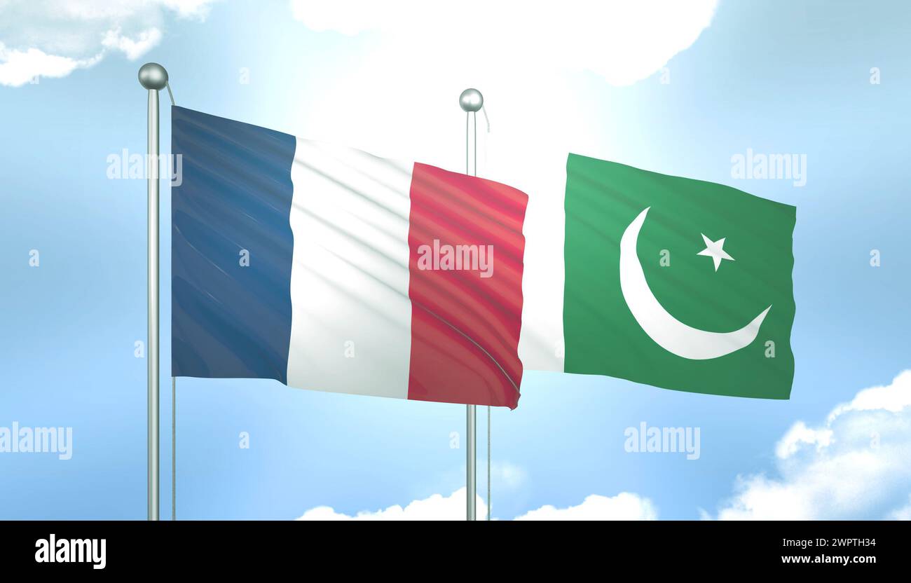 Pakistan france flag hi-res stock photography and images - Alamy