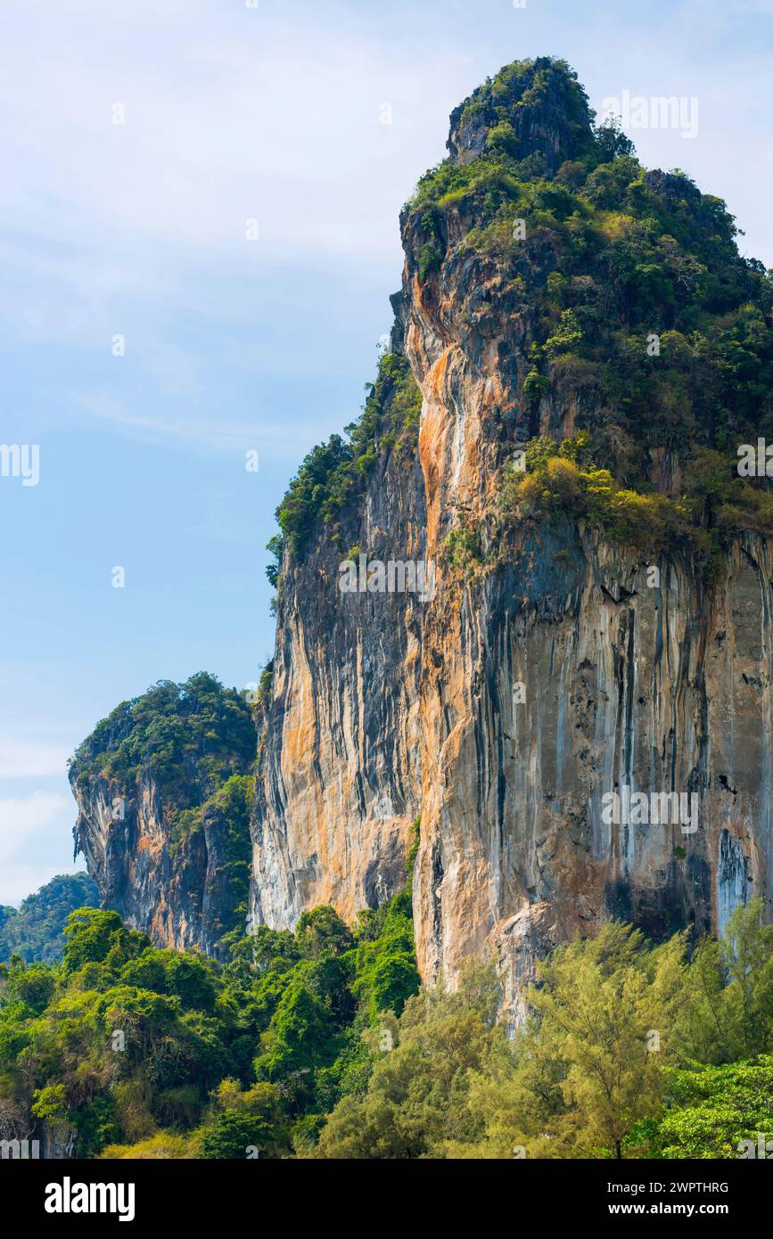 Limestone cliffs at Railay Beach, limestone, limestone cliffs, travel ...