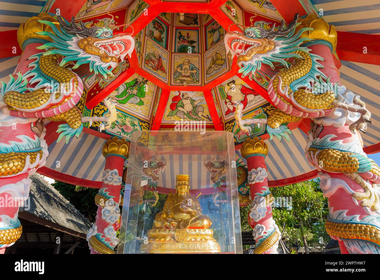 Buddhist temple at Maenam Beach, religion, temple complex, Buddhism ...