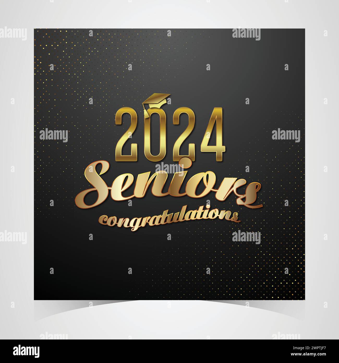 Class of 2024 Congratulations Graduates. Academic Cap and Diploma ...