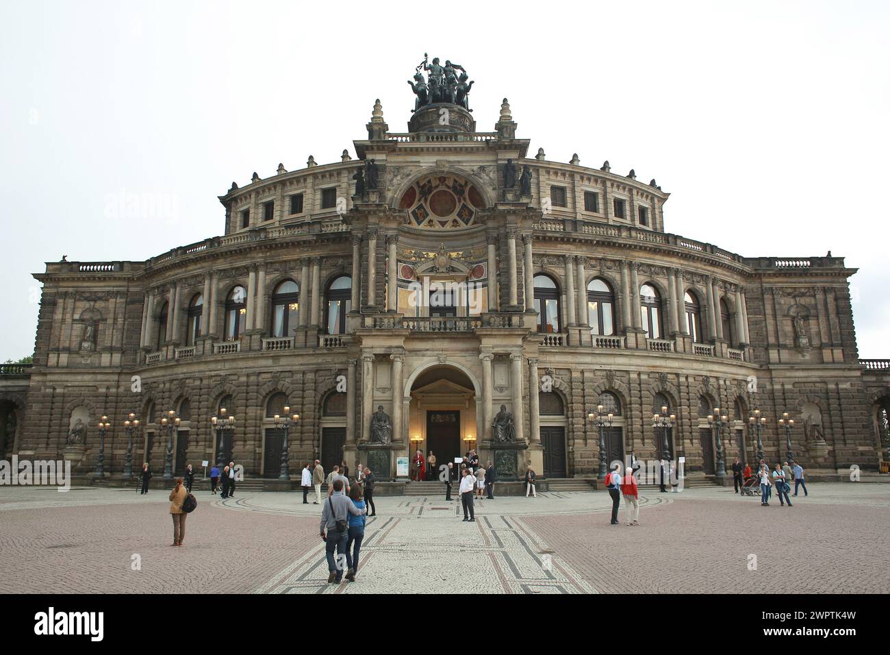 The famous Semper Opera House in Dresden, Germany Stock Photo - Alamy