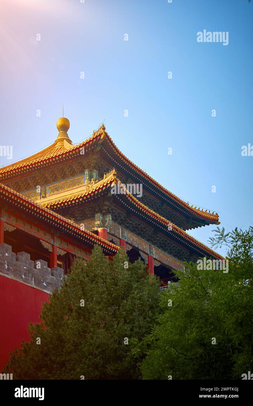 beautiful traditional Chinese urban architecture Stock Photo - Alamy