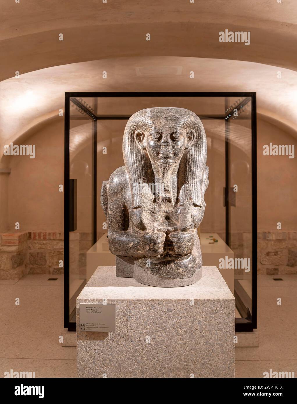 Upper part of the statue of a Nile god, Egyptian and New Museum, Museum ...