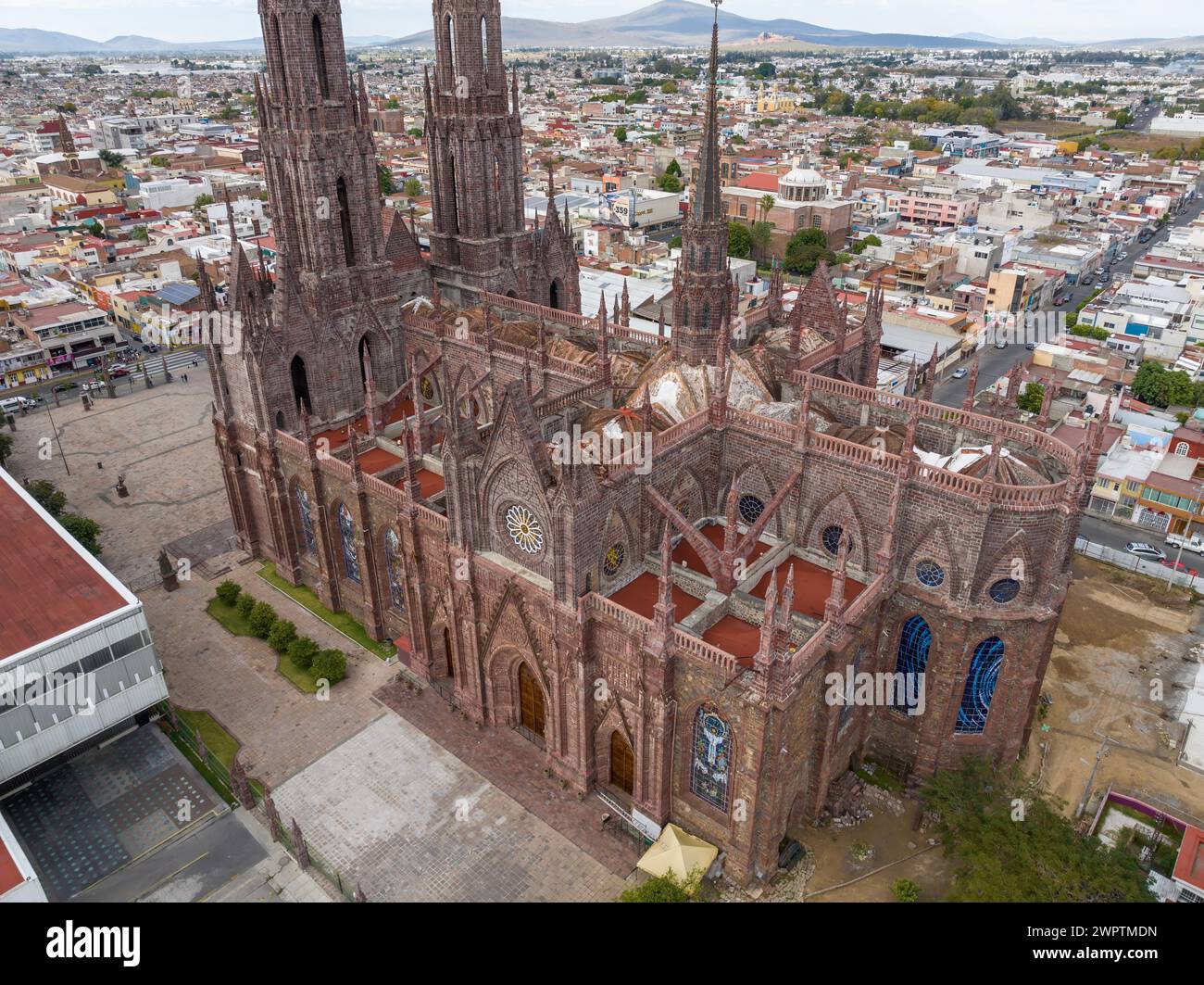 A scenic aerial view of the Zamora, Michoacan, Mexico Stock Photo - Alamy