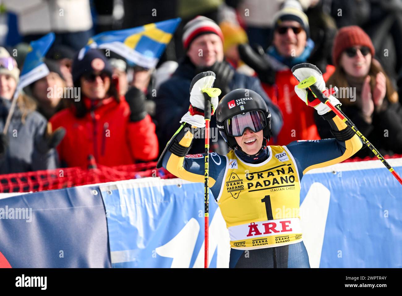 ÅRE, SVERIGE 20240309Sweden's Sara Hector in action during the second ...