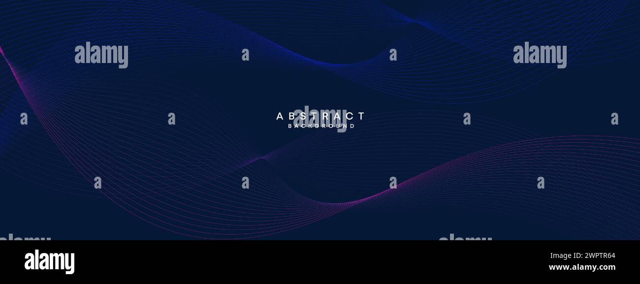 Abstract Waving Line Particle Technology Background. Modern gradient ...