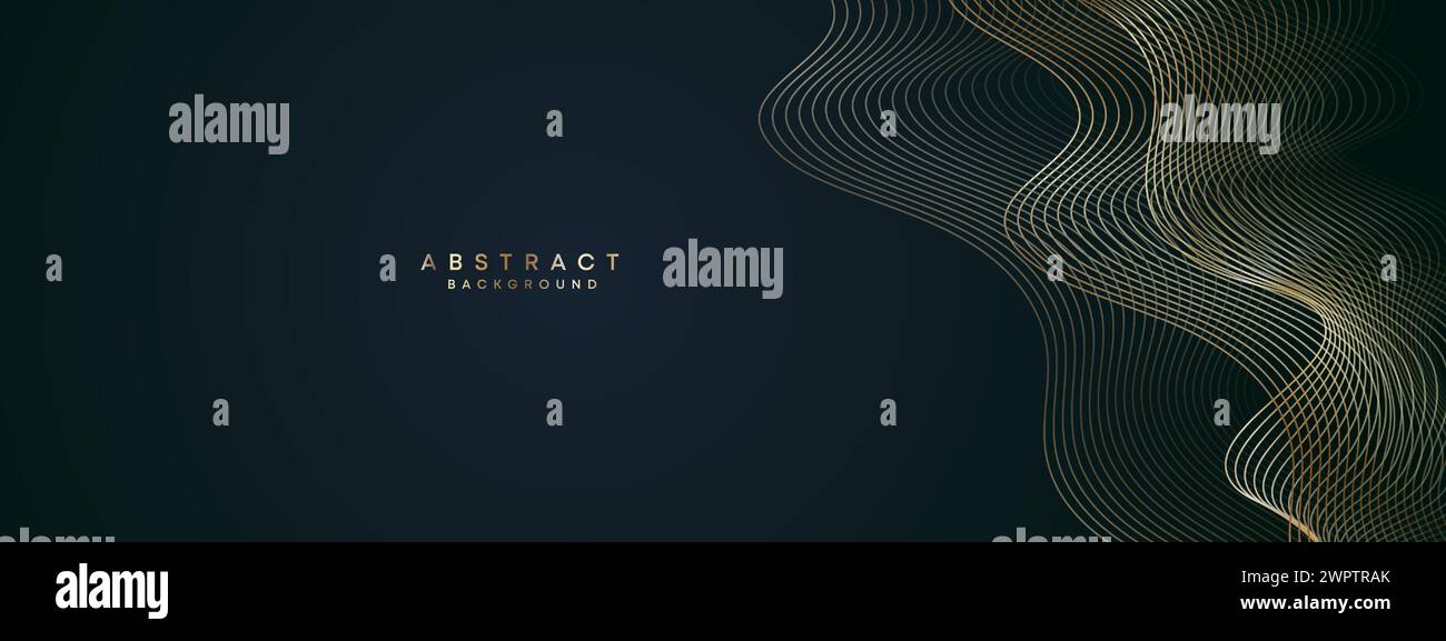 Abstract Waving Line Particle Technology Background. Modern gradient ...