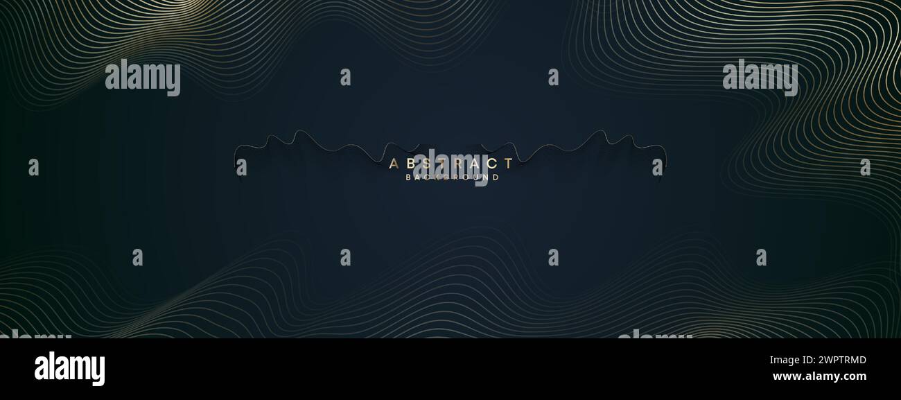 Abstract Waving Line Particle Technology Background. Modern gradient ...