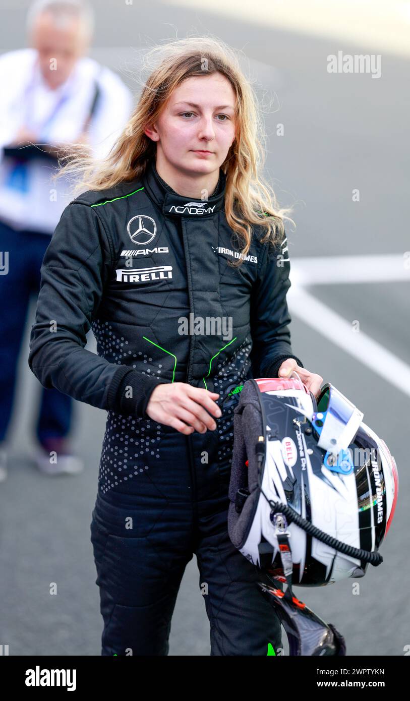 Jeddah, Arabie Saoudite. 08th Mar, 2024. PIN Doriane (fra), Prema Racing supported by Mercedes ...