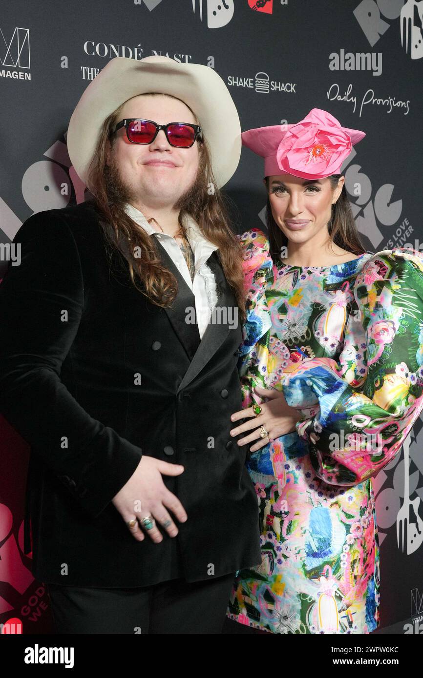 New York, United States. 07th Mar, 2024. Marcus King and Briley Hussey ...