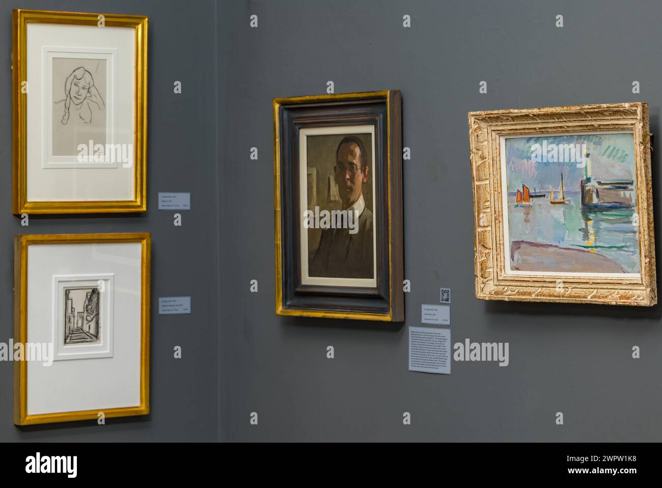 Peploe self portrait hi-res stock photography and images - Alamy