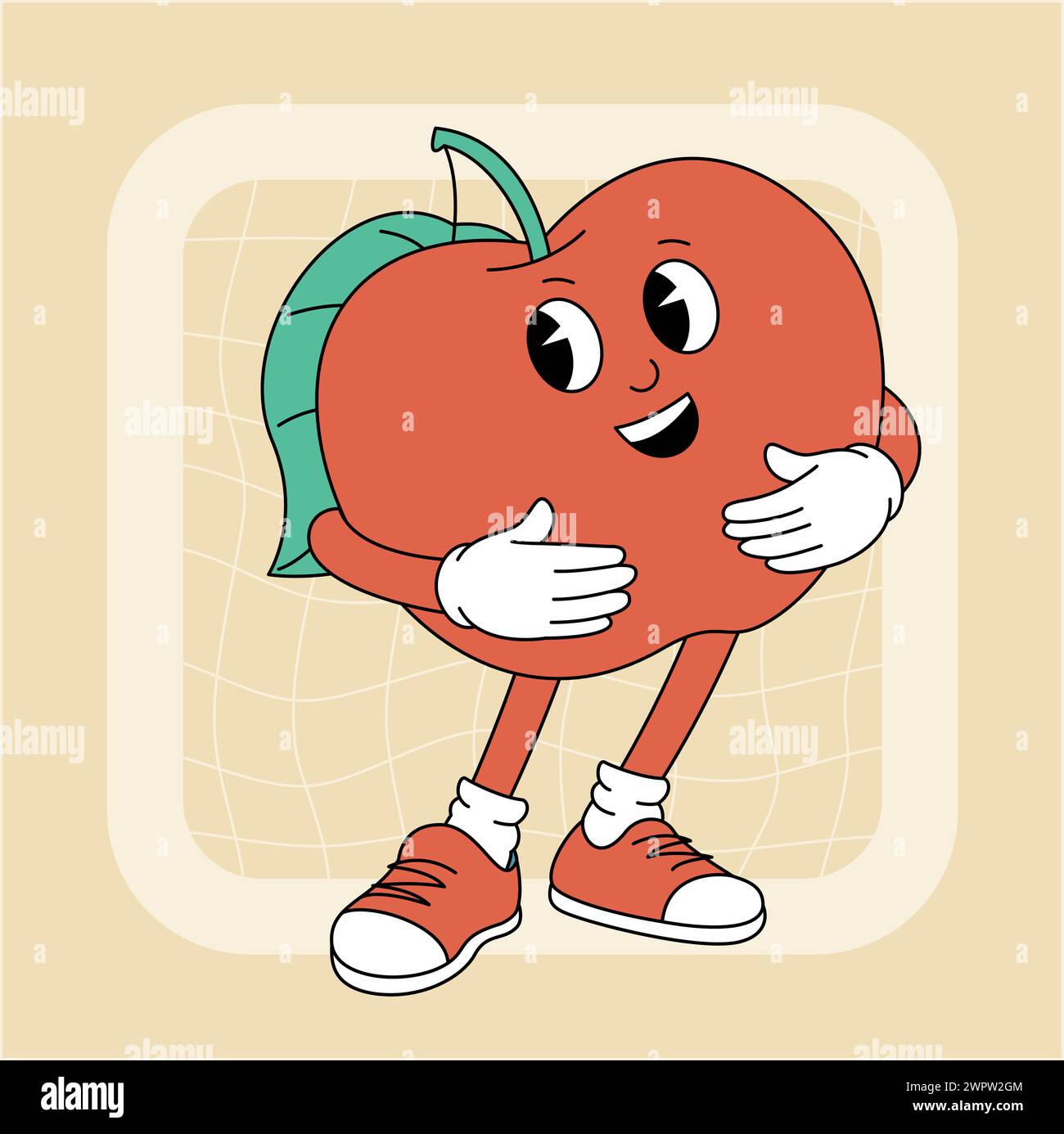 Groovy illustration hi-res stock photography and images - Alamy