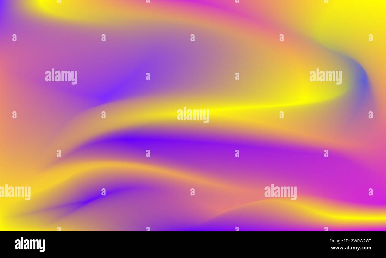 Abstract blurred wave gradient background illustration with bright ...