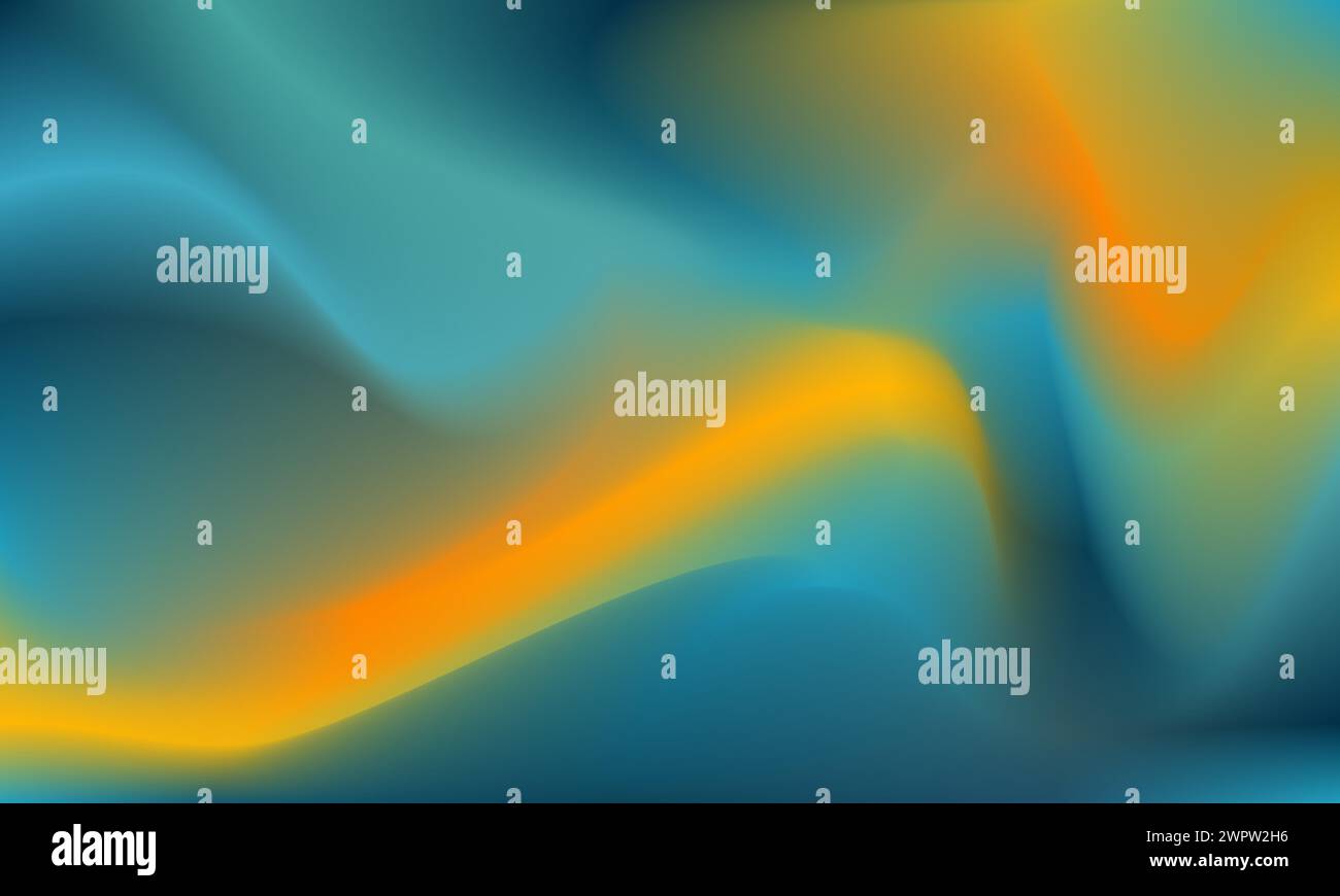 Abstract blank gradient background illustration in light blue and ...