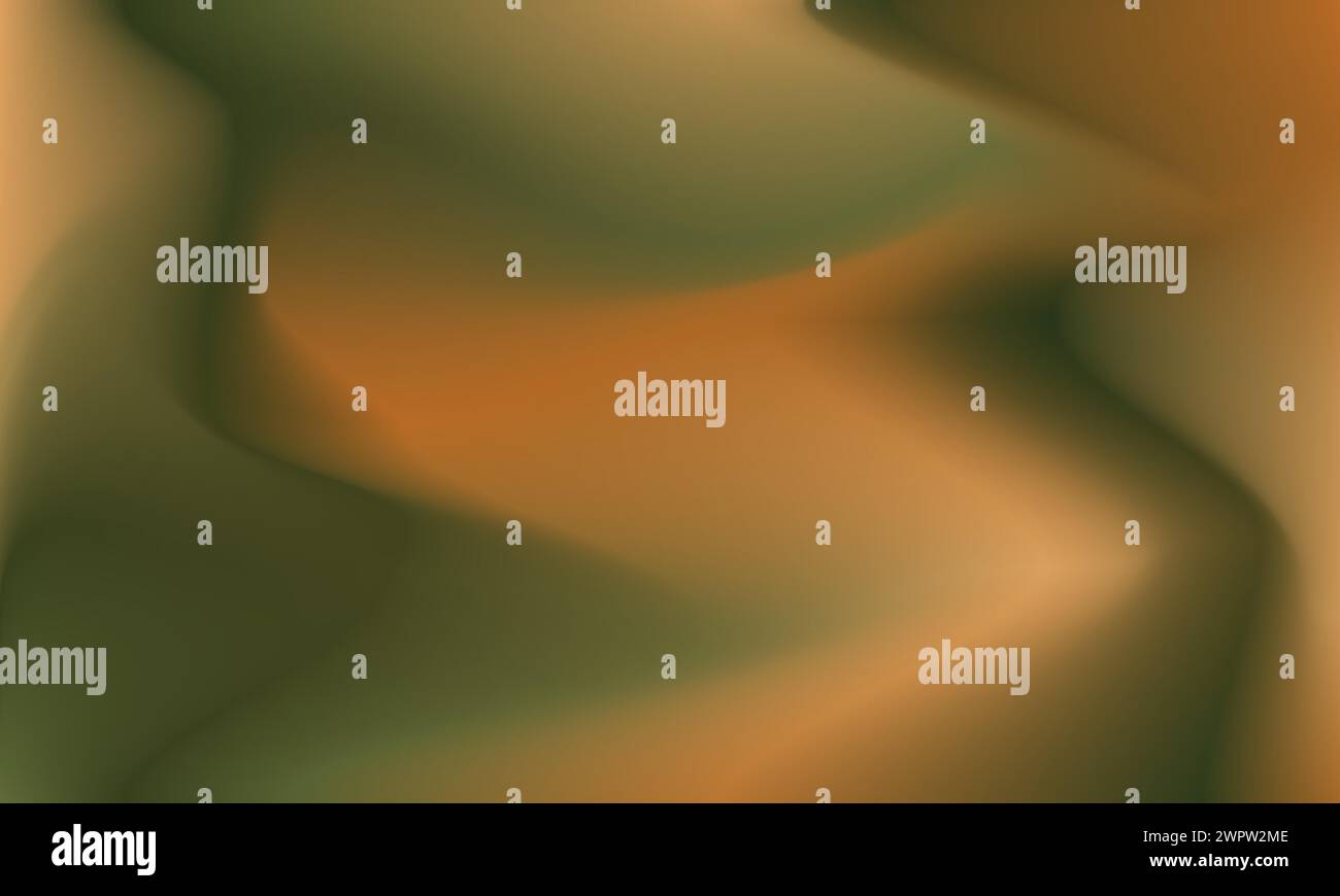 Abstract gradient background illustration of dark green, brown color ...