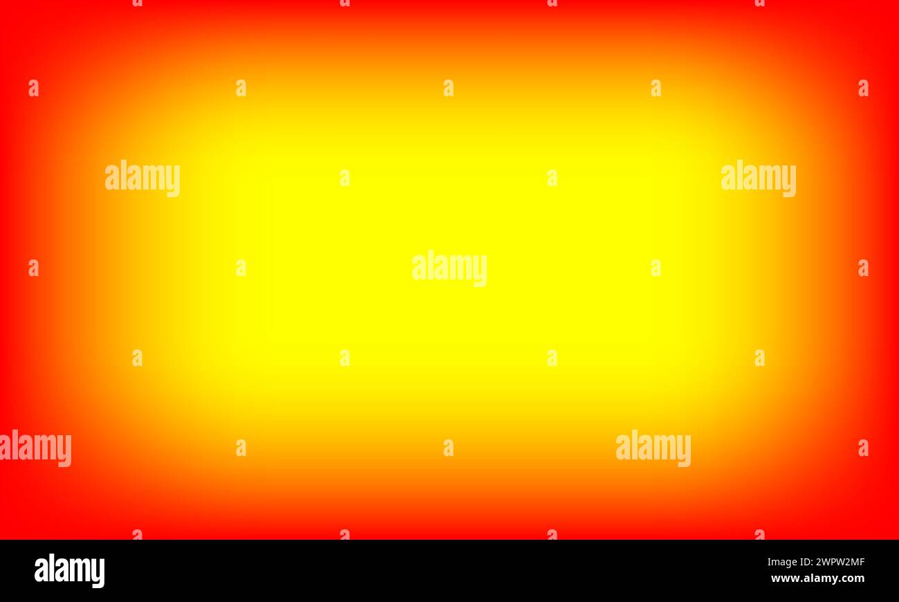 Thermal bright red and yellow gradient background. Abstract heat map ...
