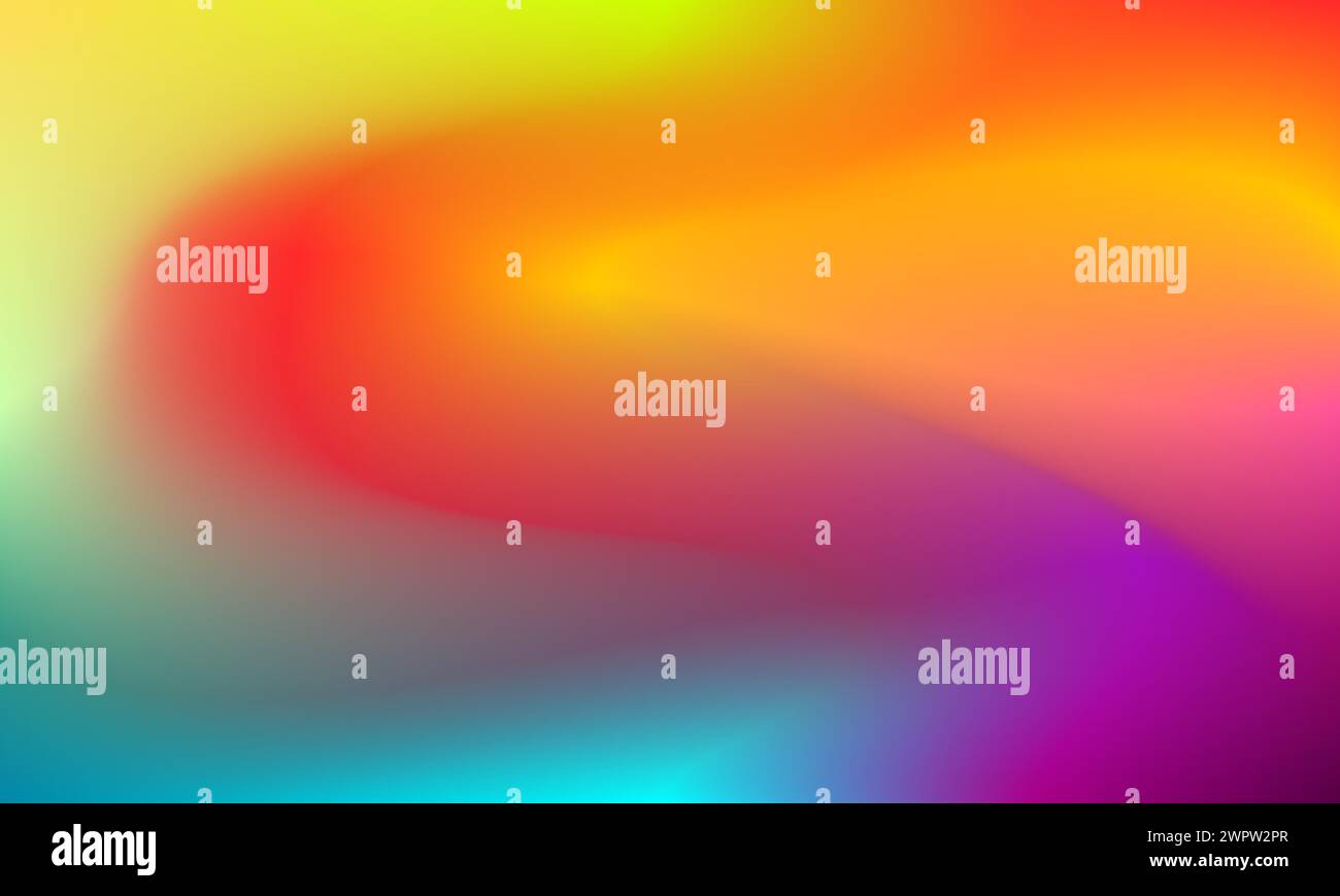 Wavy and festive mixed color gradient background texture. Modern vivid ...