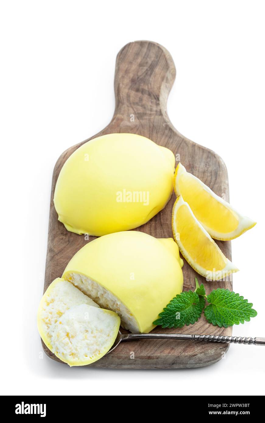 Homemade lemon cookies stuffed with whipped cream and lemon zest ...