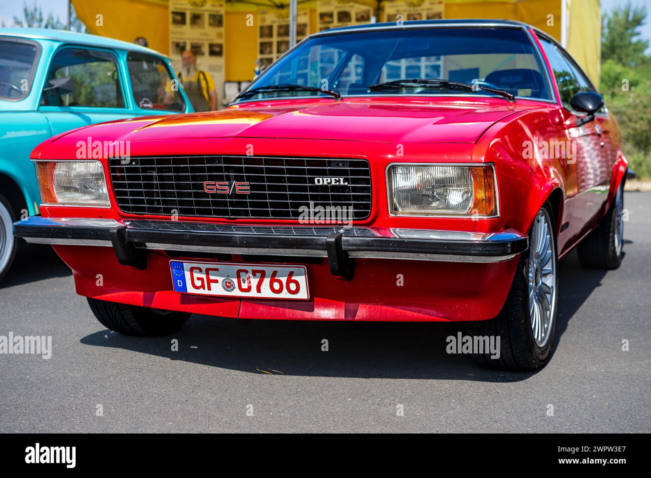 LINTHE, GERMANY - MAY 27, 2023: The executive car Opel Commodore GS/E ...