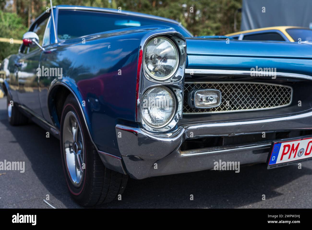 LINTHE, GERMANY - MAY 27, 2023: The muscle car Pontiac GTO, (first ...
