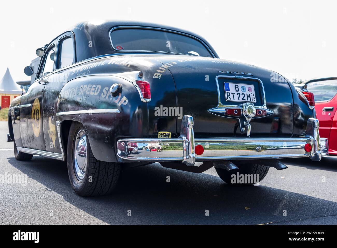 LINTHE, GERMANY - MAY 27, 2023: The full-size car Dodge Coronet Club Coupe, 1950 (first ...