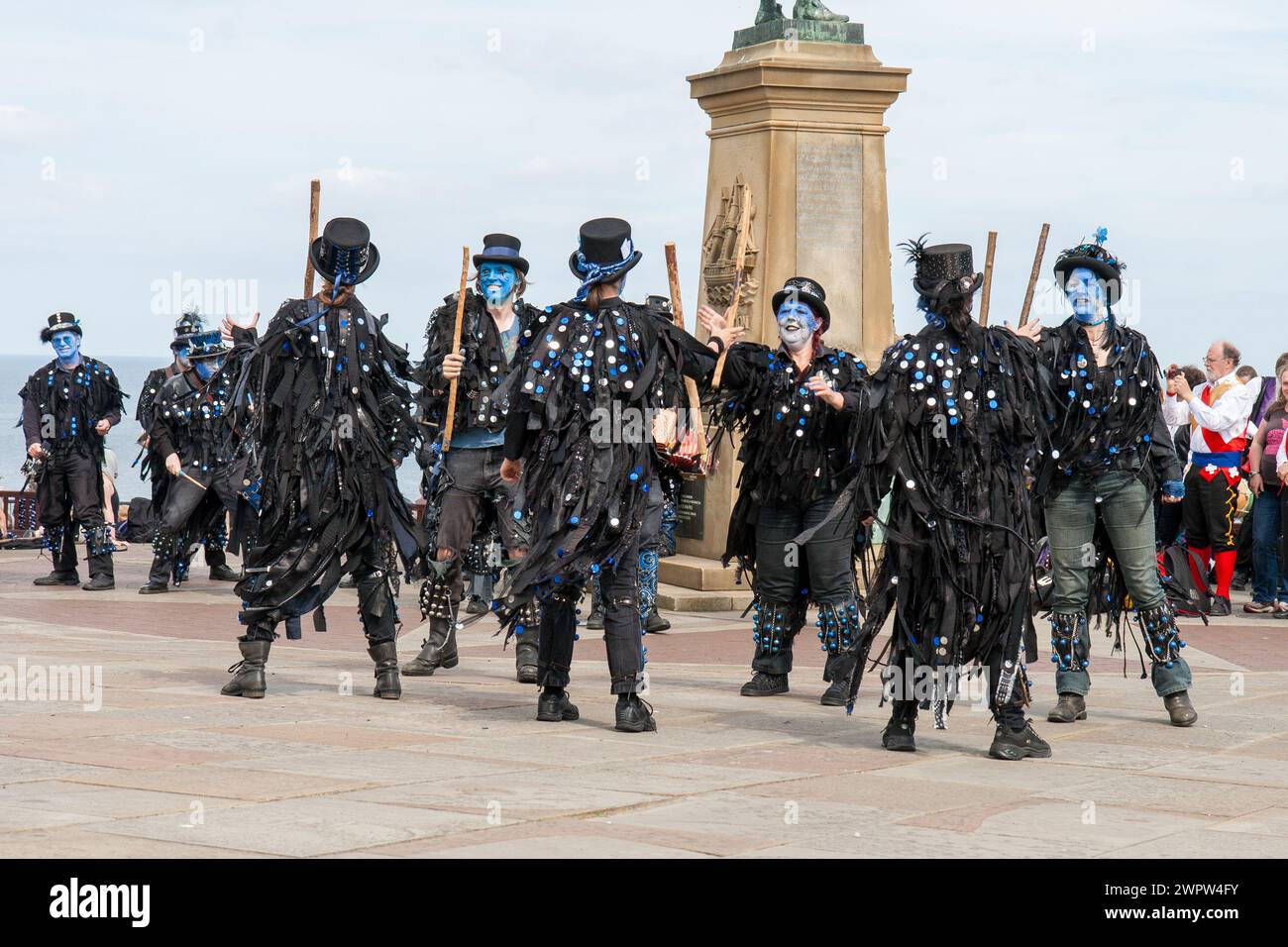 Morris dancers at Whitby Folk Week Stock Photo - Alamy